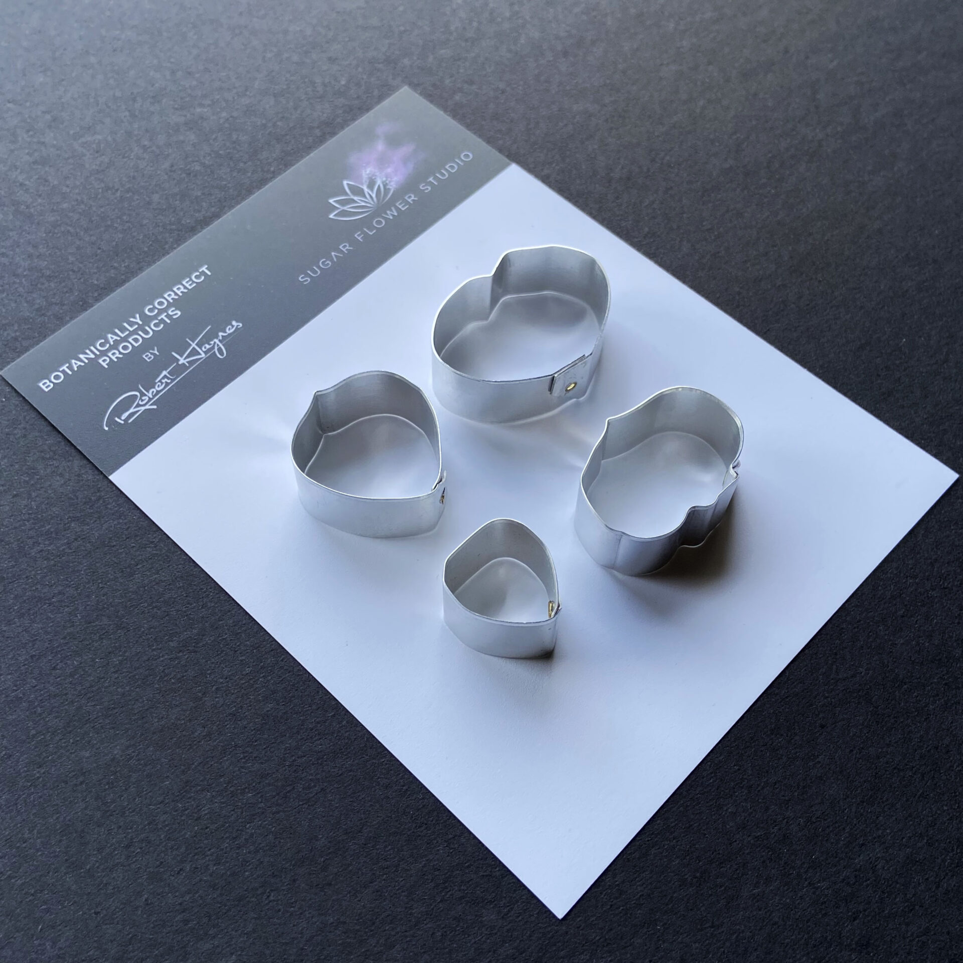 Rose (Miniature Rose) Petal Cutters Set Of 4 Botanically Correct ...