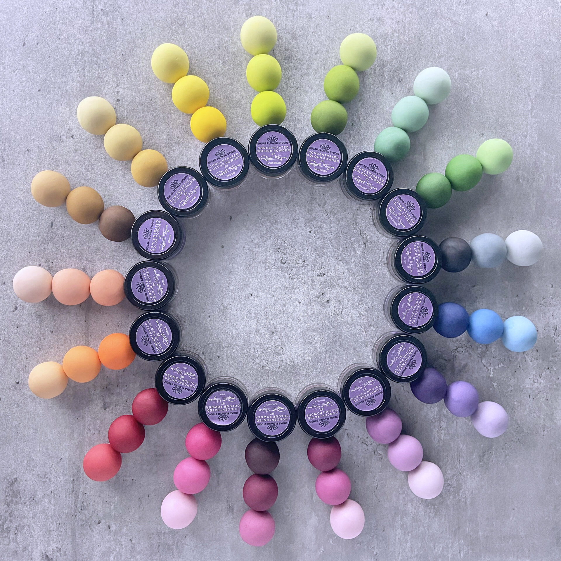 CONCENTRATED EDIBLE COLOUR POWDER – Sugar Flower Studio